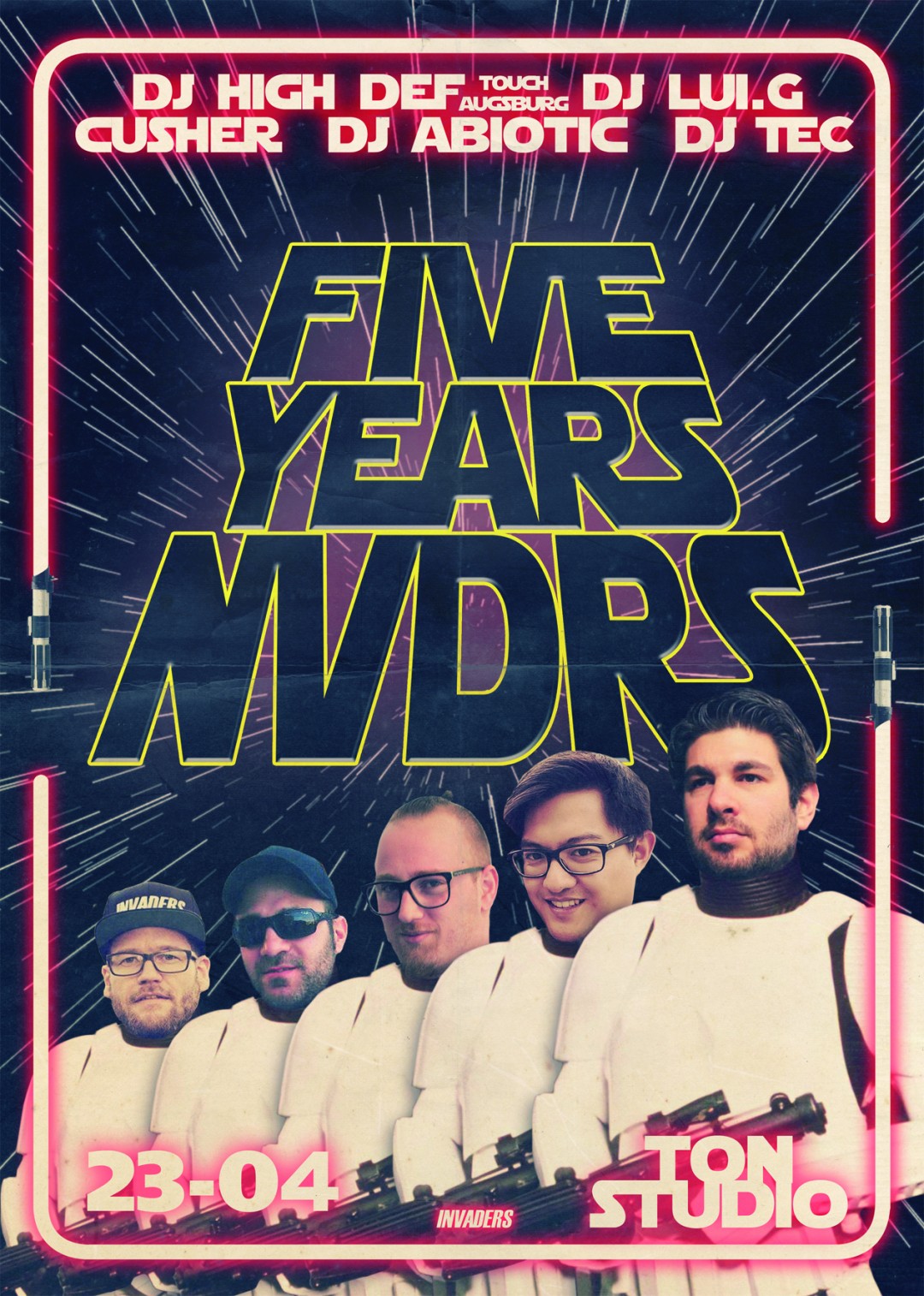 Fünf Jahre Invaders - re.flect Stuttgart